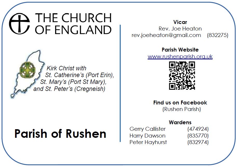 Posters and Notices | Rushen Parish
